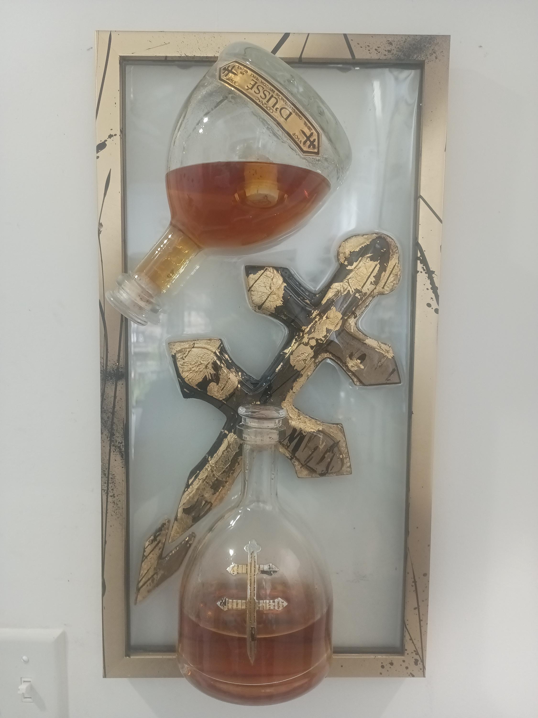 Double Dusse Epoxy Broken Bottle Art - Etsy