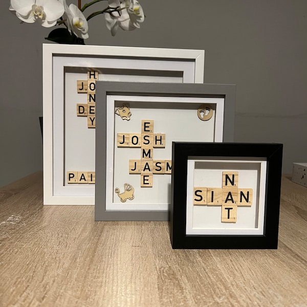 Scrabble Box Frame - Etsy
