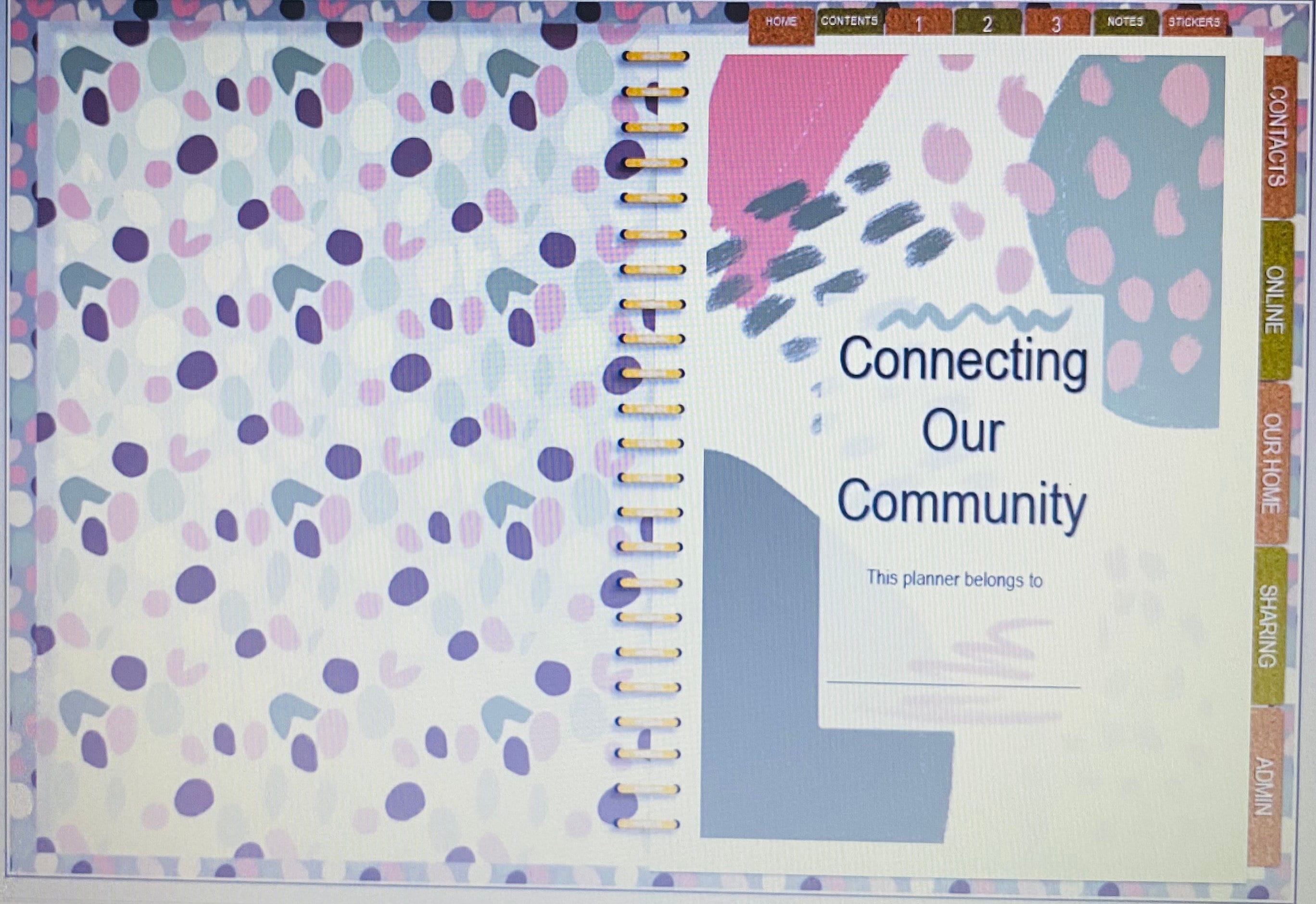Our Community Digital Planner - Etsy