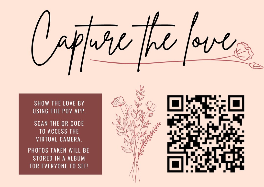 QR Code Table Card. - Etsy