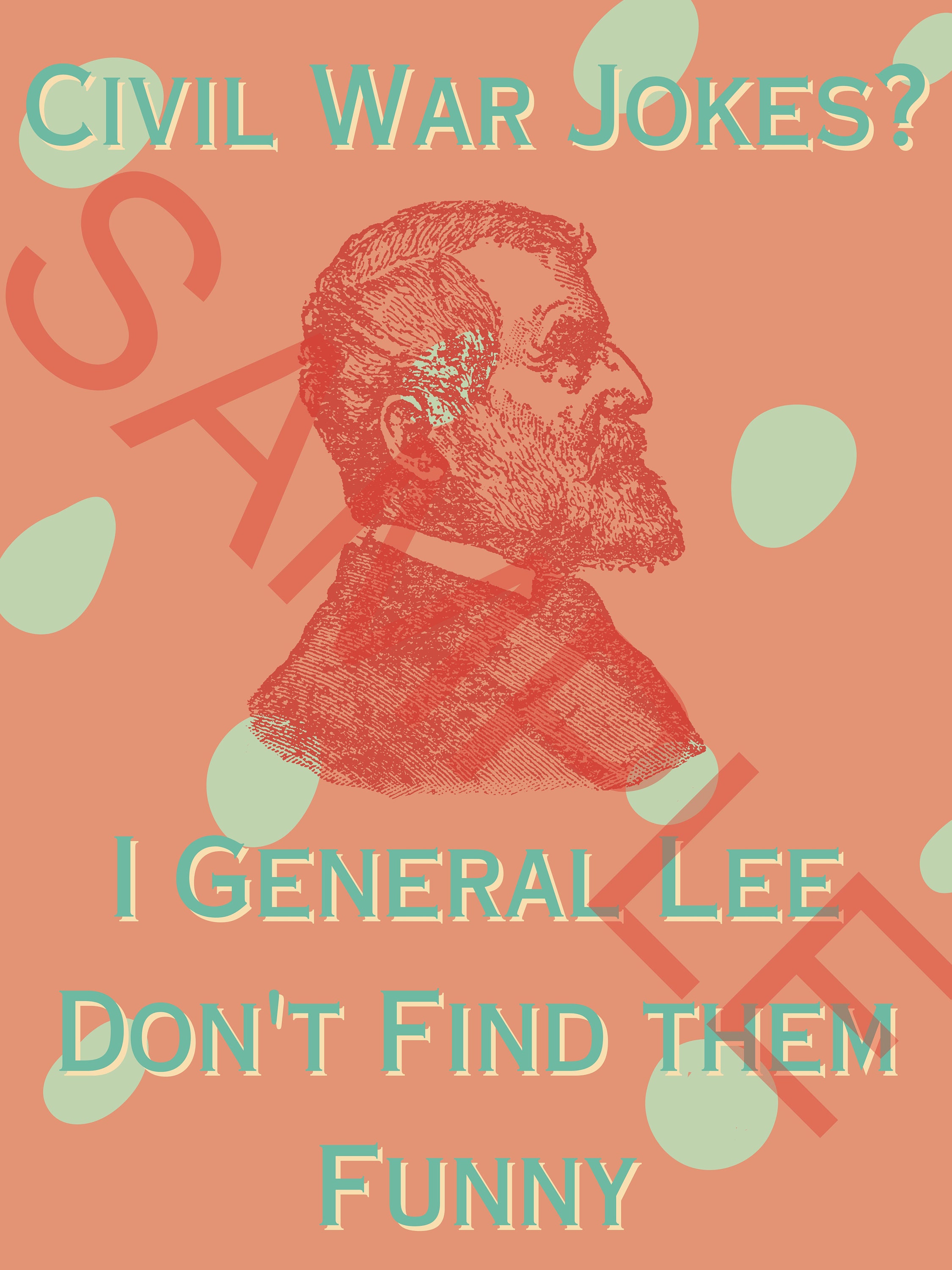 Americana Civil War Joke Poster, History Teacher, American History ...