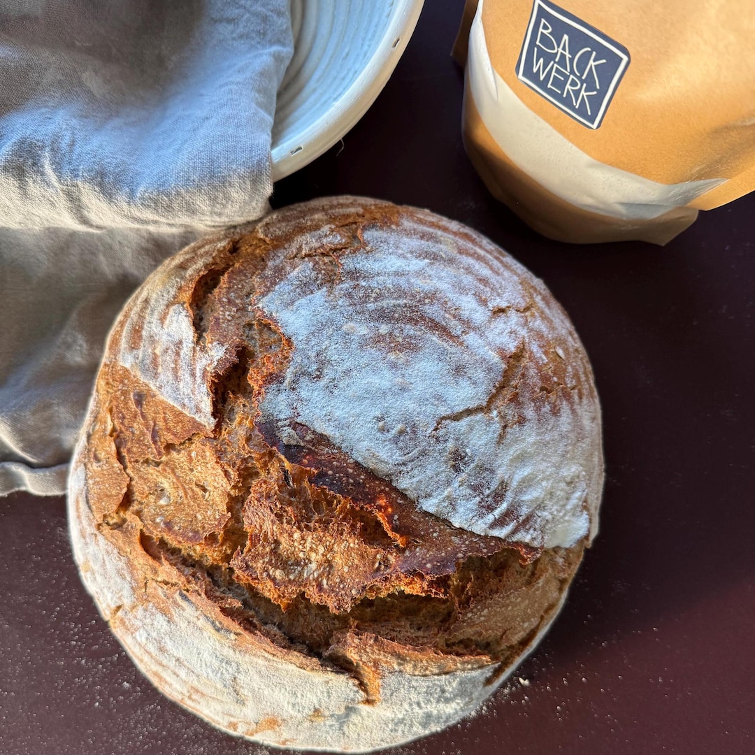 Rustic Farmhouse Bread - Organic Bread Baking Mix - With Sourdough ...