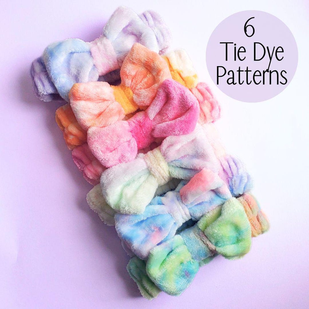 Spa Party Gift Set Favor Personalized Tie Dye Headband for Tween ...