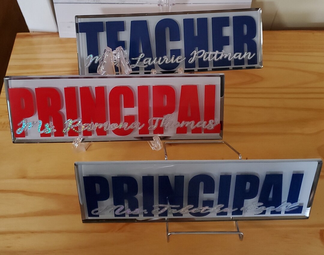 Personalized Nameplate Gift Custom Name Gift Boss Name Plaque Teacher ...