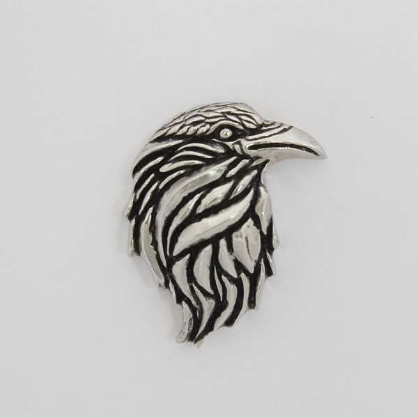 Raven Brooch - Etsy