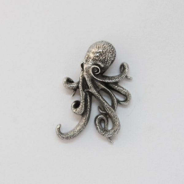 Octopus Brooch - Etsy