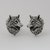 Pewter Pin Wolf Leader Metal Badge Wolf Head Handmade Brooch Wolf ...