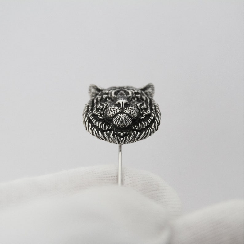 Lapel Pin Tiger Stick Pin Tiger Handmade Brooch for Suit I Love Tigers ...