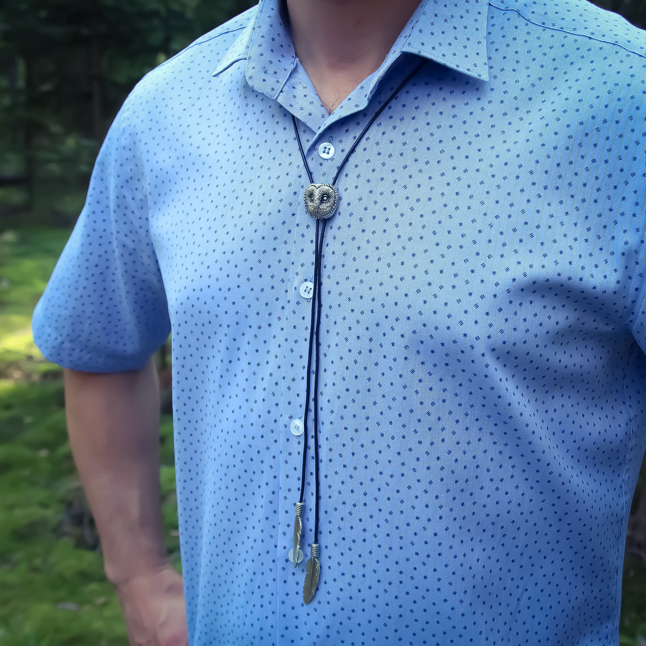 Wonderful Bolo Tie Barn Owl Fine Indian Tie Owl Jewelry I Love - Etsy