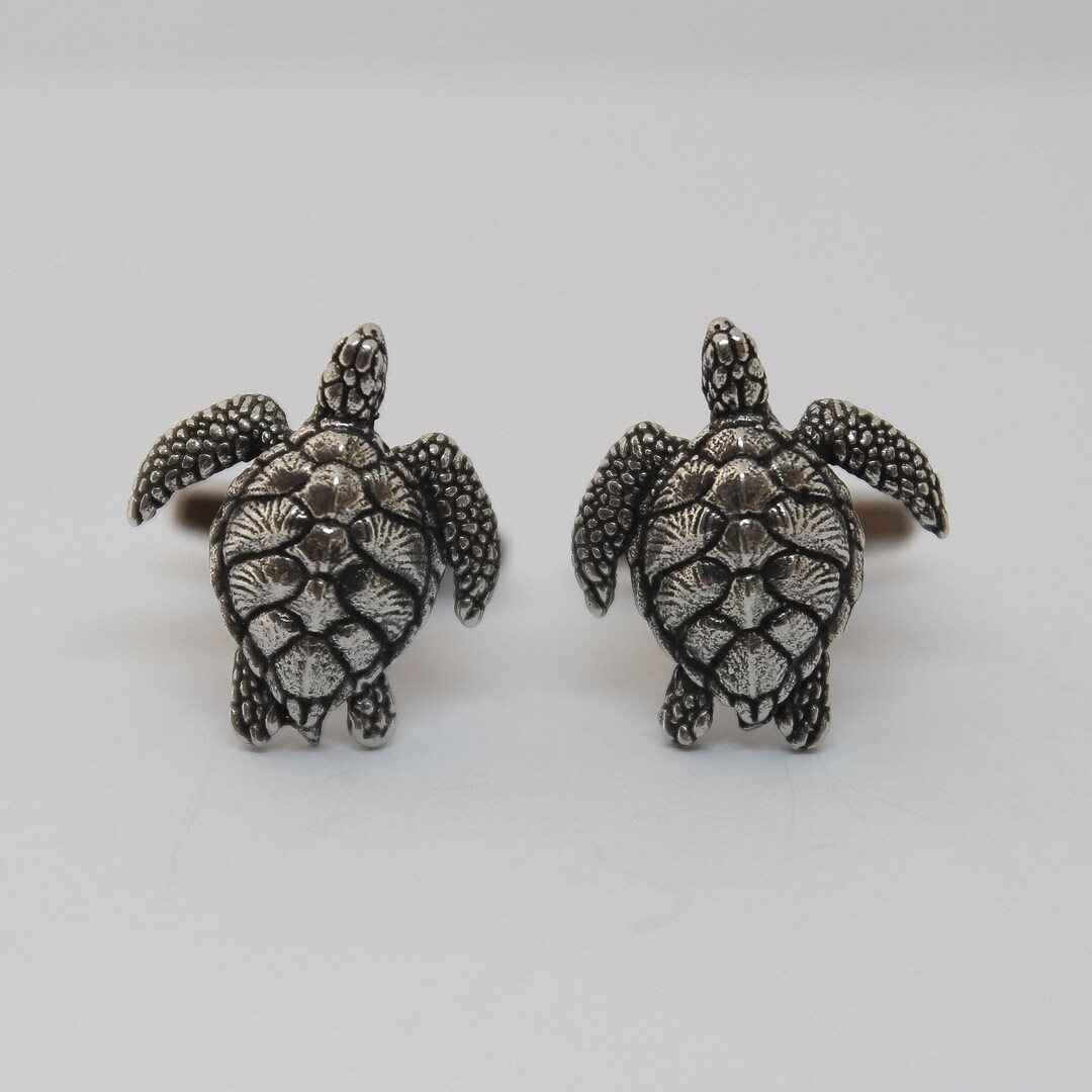 Elegant Cufflinks Sea Turtle Handmade Cufflinks Turtles Jewelry I Love ...