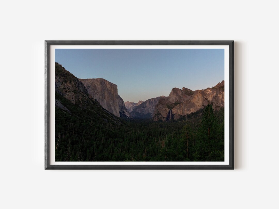 Yosemite National Park Print Landscape Wall Art Yosemite Wall Art ...