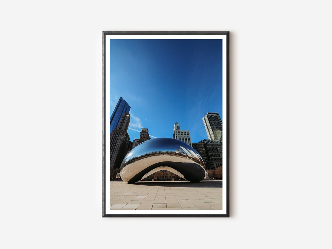 Chicago Bean Print: Cloud Gate Photography, Chicago Wall Art - Etsy
