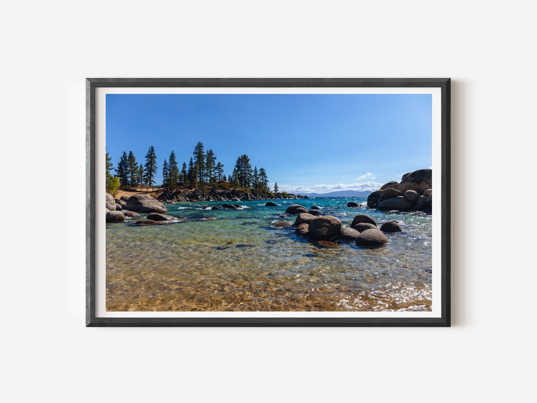 Lake Print Wall Art Lake House Decor Lake House Gift Beach House Decor ...