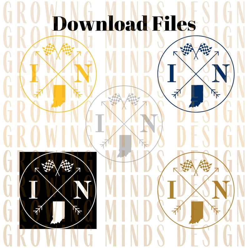 Indiana State PNG Design - Digital Download for Sublimation Projects ...