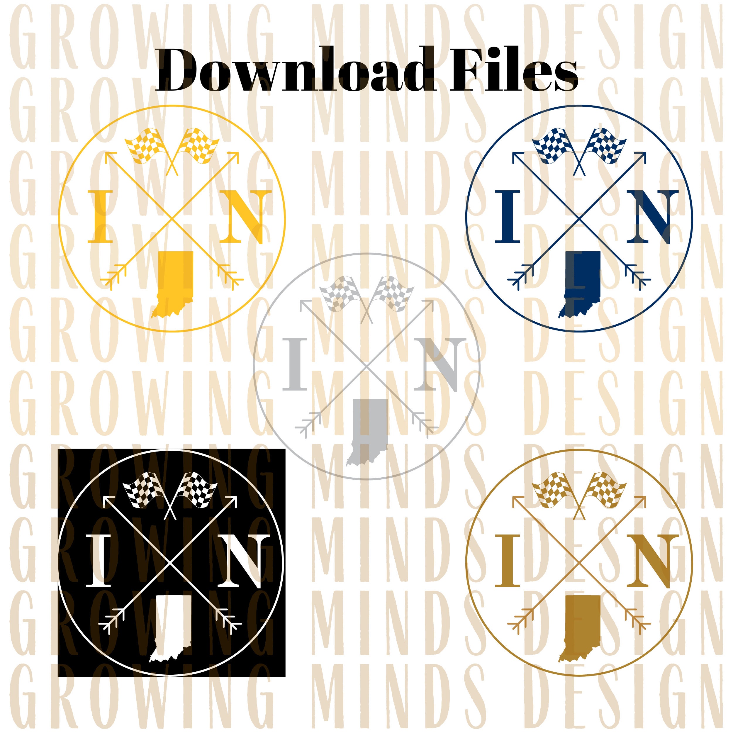 Indiana State PNG Design - Digital Download for Sublimation Projects ...