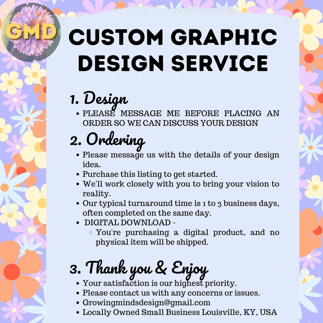 Custom Graphic Design Service - Personalized Design Expert - Custom SVG, Custom PNG ...