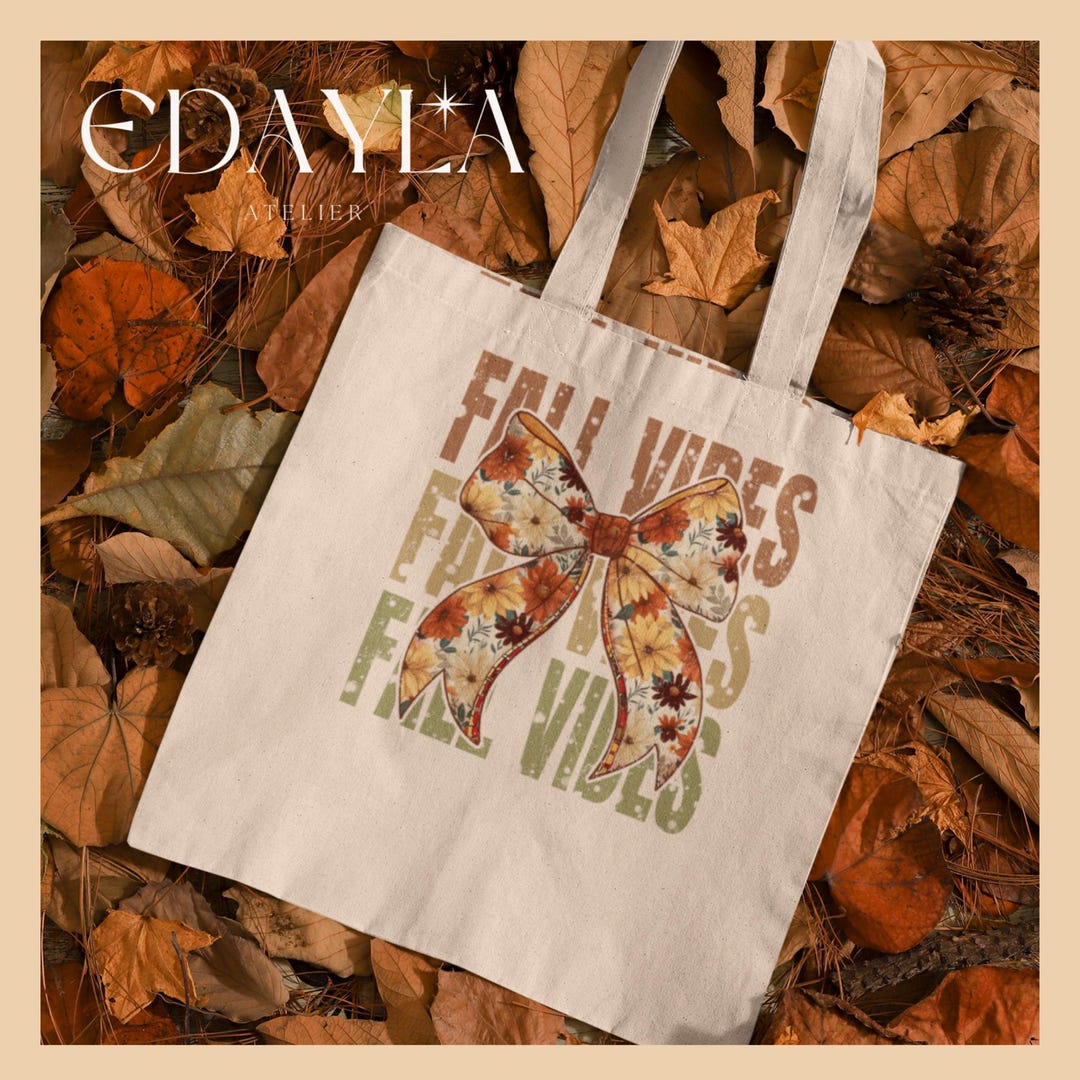 Autumn Tote Bag, Autumn Gift, Autumn Decor, Cozy Autumn, Autumn Girl ...