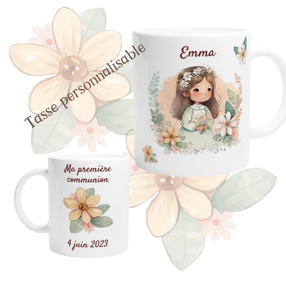 First Communion Gift/first Communion Cup/first Communion Mug/girl ...