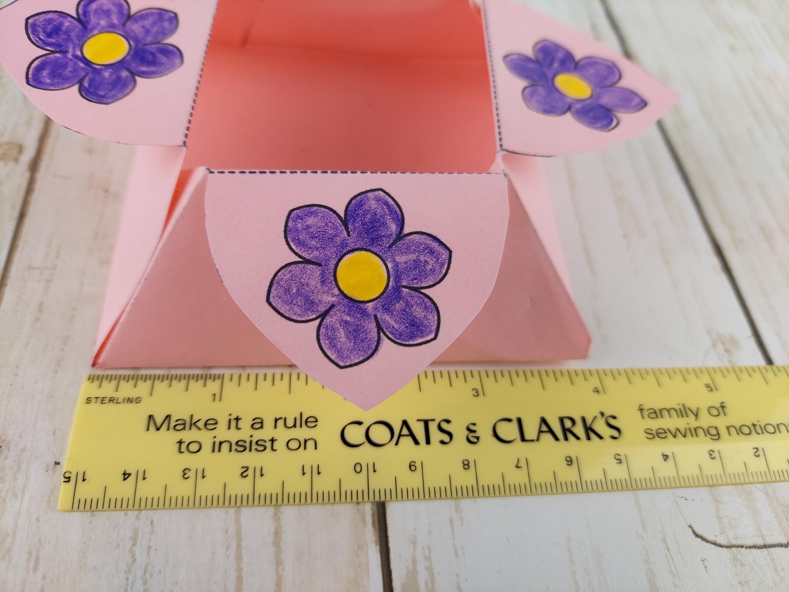 Printable Mother's Day Flower Basket Template PDF Download With ...