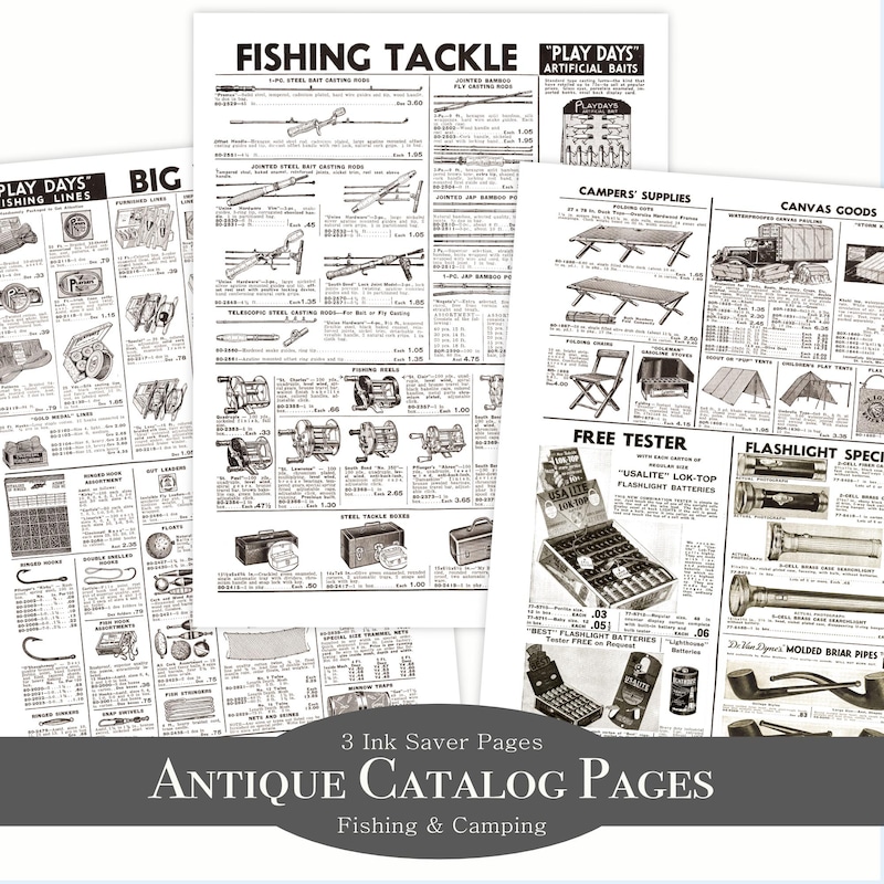 Vintage Antique Fishing Lures - Etsy