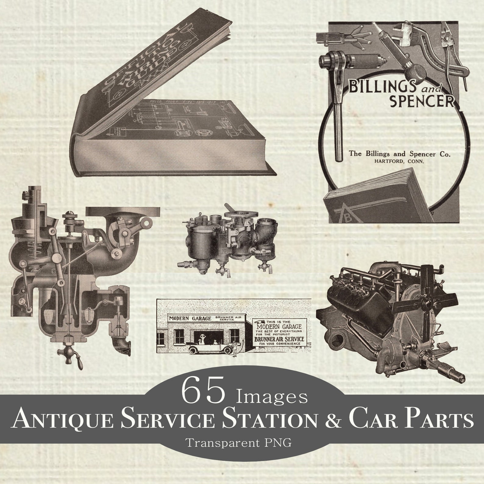 Antique Clipart Auto Parts, Service Station, Race Cars, Mechanic, Auto ...