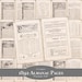Printable 1892 Antique Almanac Pages: Junk Journal Ephemera (digital ...