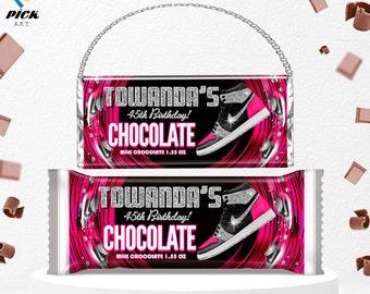 Editable Candy Wrapper, Editable Chocolate Bar, Editable Wrapper ...