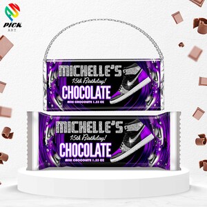 Editable Candy Wrapper, Editable Chocolate Bar, Editable Wrapper ...