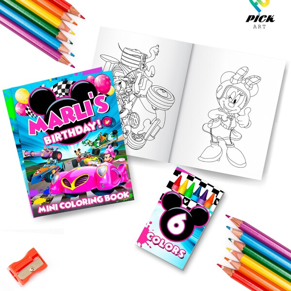 Mini Coloring Book - Etsy