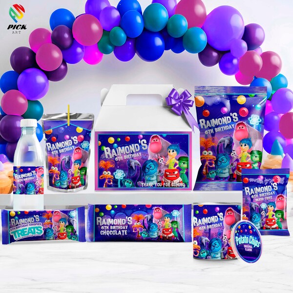 Inside Out Candy Wrapper - Etsy