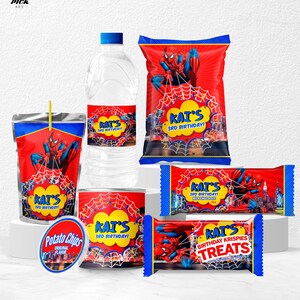 Super Hero Party Bundle 6 Items Hero Party Kit Kids Chips Bag Super ...