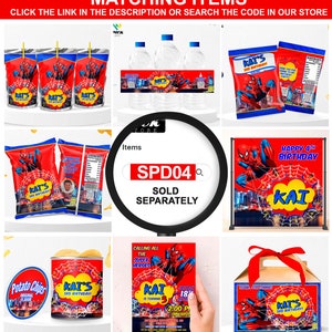 Super Hero Party Bundle 6 Items Hero Party Kit Kids Chips Bag Super ...