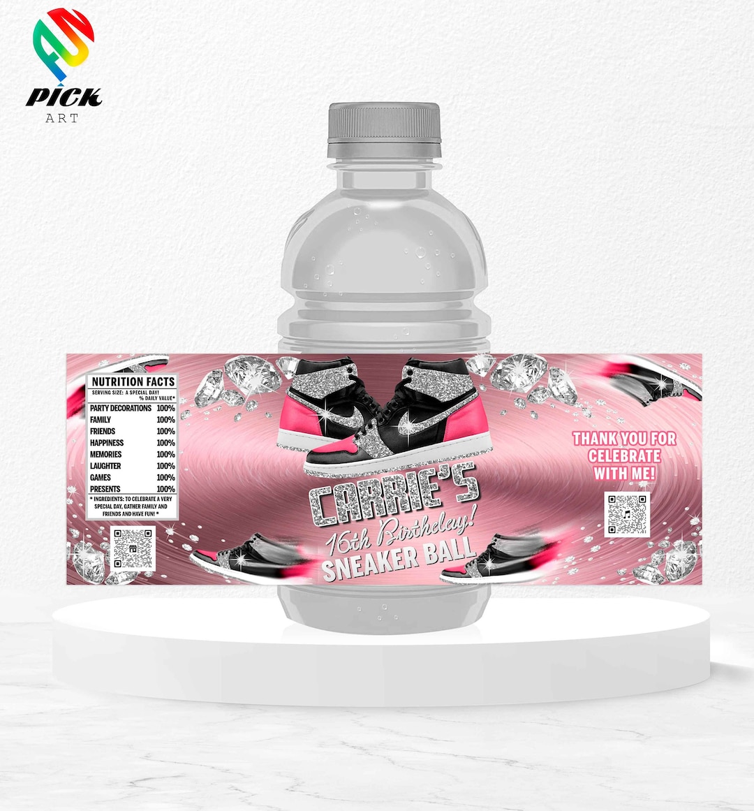 Editable Sport Drink Label, Editable Drink Label, Editable Bottle Label ...