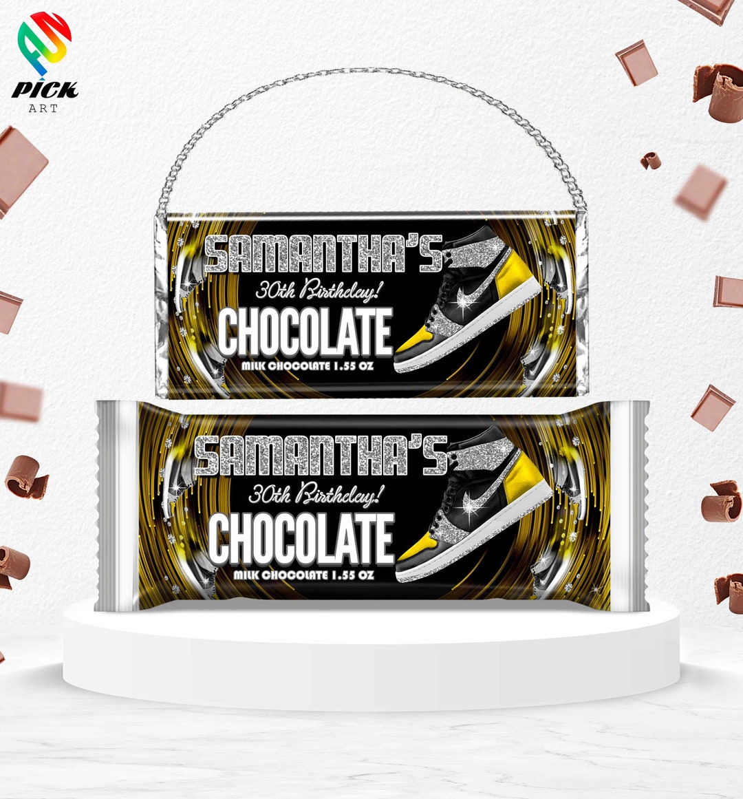 Editable Candy Wrapper, Editable Chocolate Bar, Editable Wrapper ...