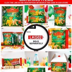 Baby Lion Rice Krispies Wrapper Little Lion Candy Wrappers Lion Rice ...