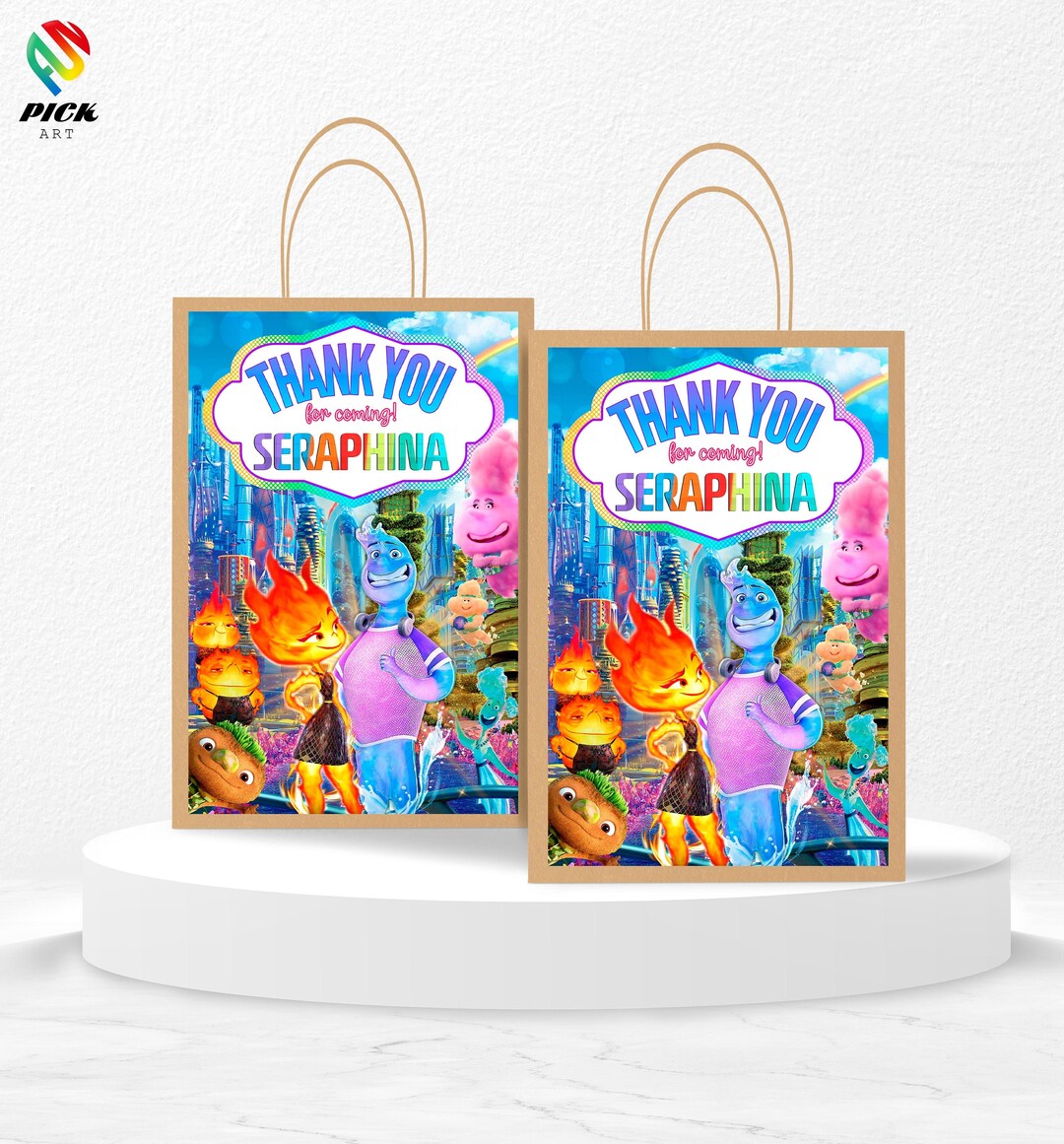 Editable Gift Bag Labels Editable Treat Bag Editable Snack Bag Editable ...