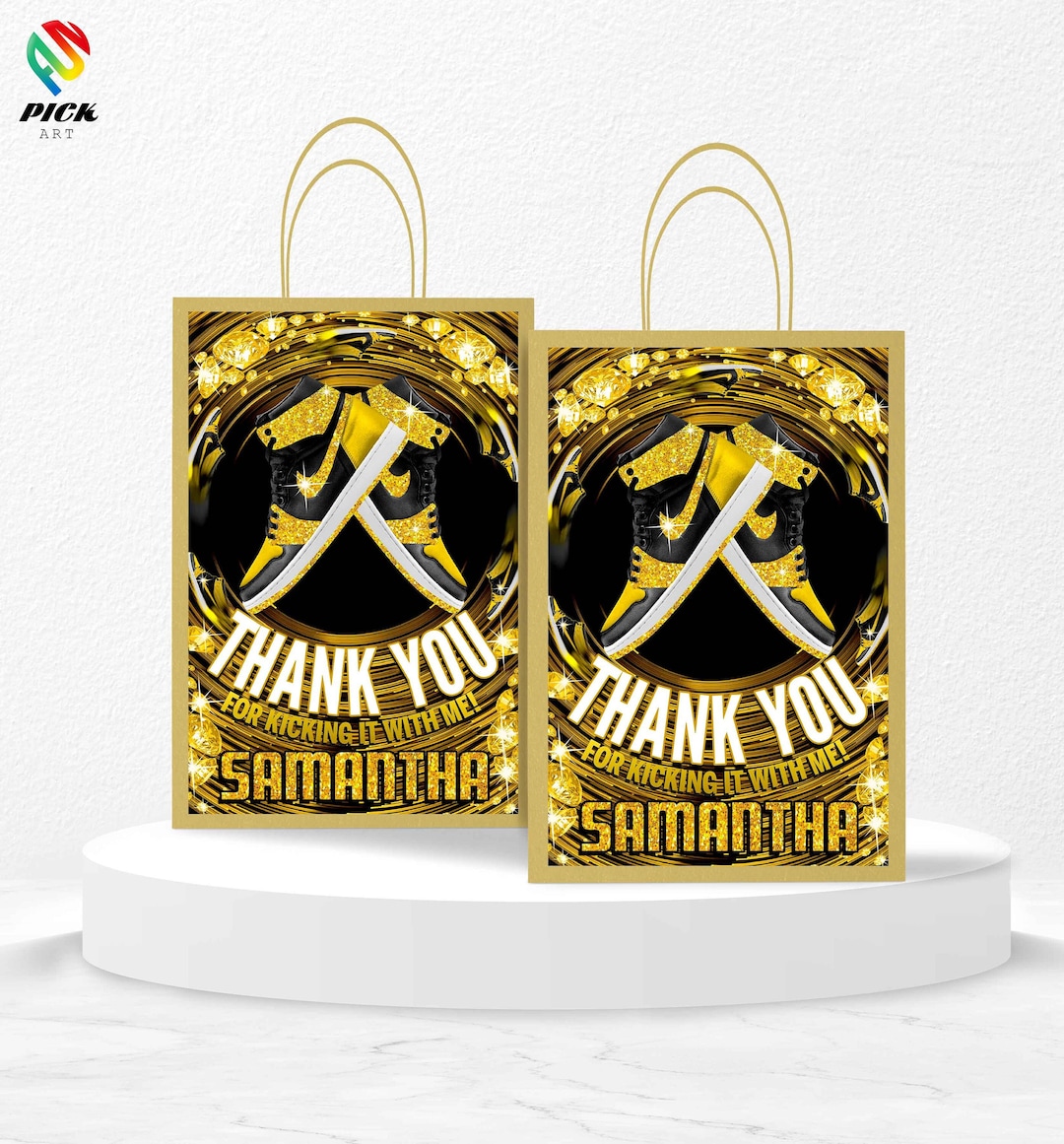 Sneaker Ball Gift Bag Labels Sneaker Treat Bag Sneaker Snack Bag ...