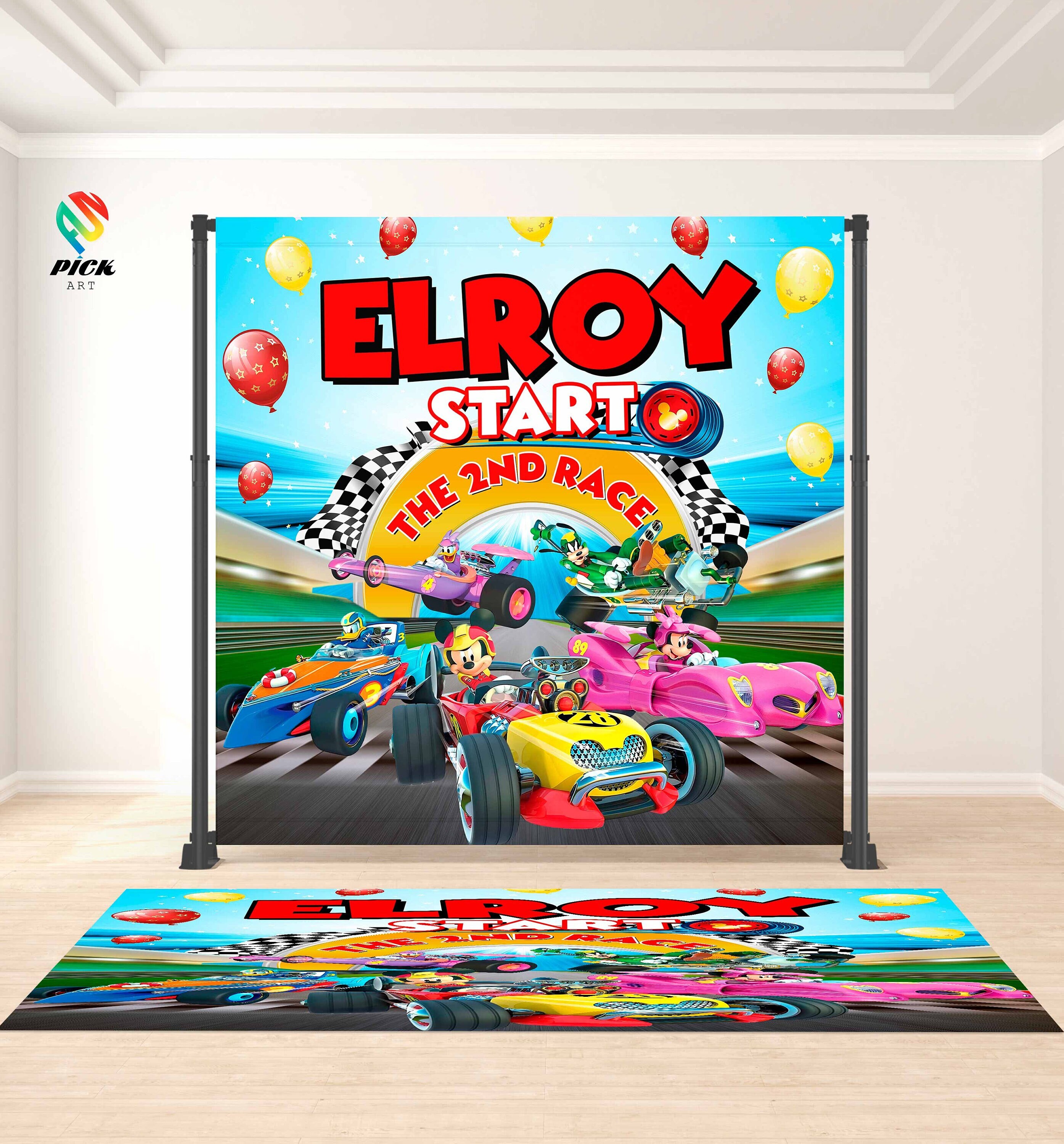 Editable Backdrop, Editable Birthday Banner, Kids Party Backdrop, Kids ...