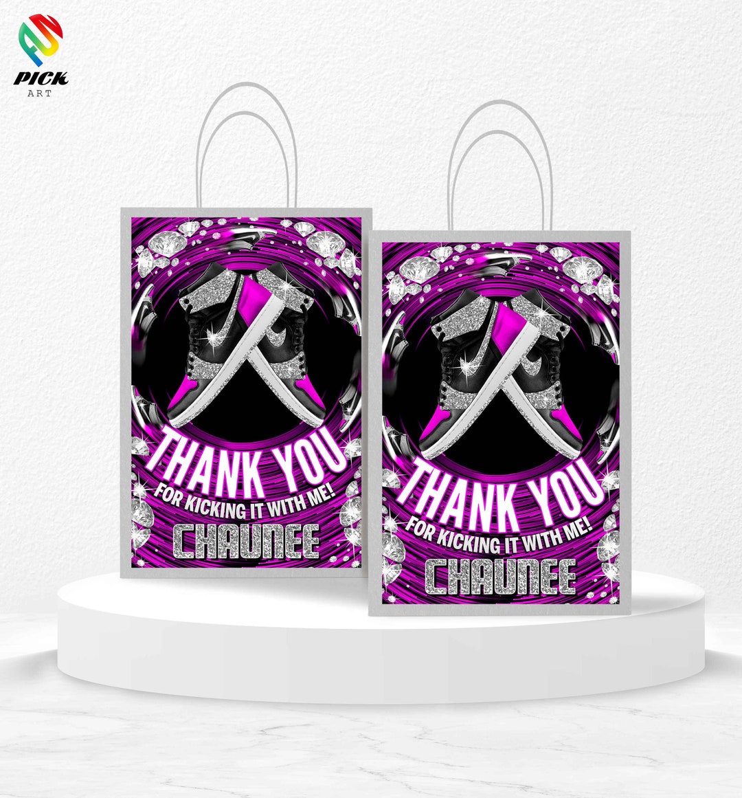 Editable Gift Bag Labels, Editable Treat Bag, Editable Snack Bag ...