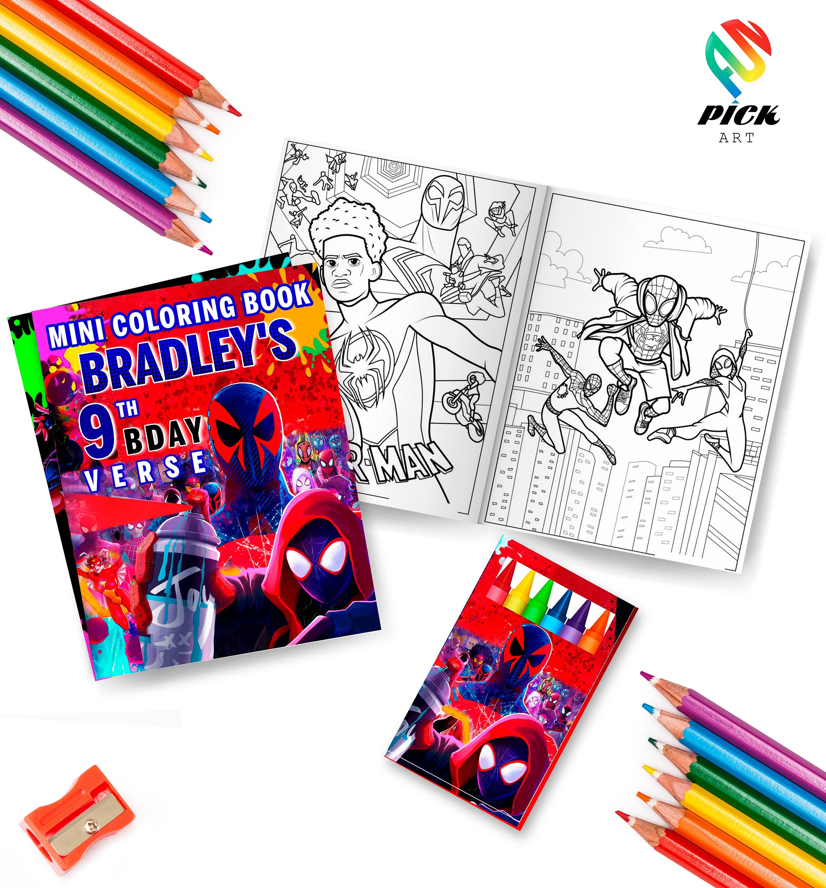 Editable Mini Coloring Book Editable Coloring Page - Etsy