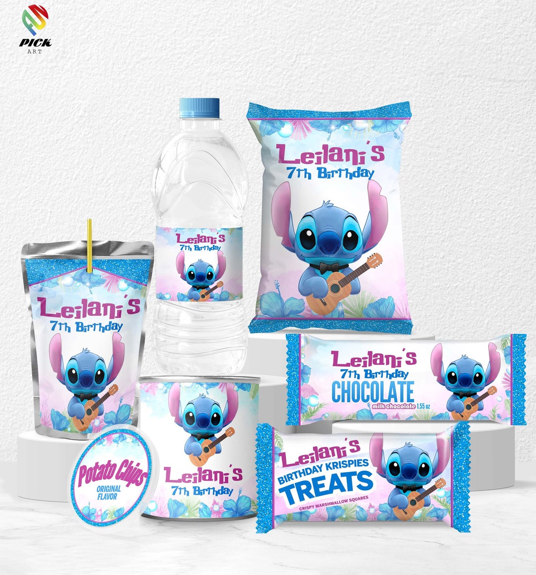 Hawaiian Party Bundle Luau Party Kit Tropical Chips Bag Kids Luau ...