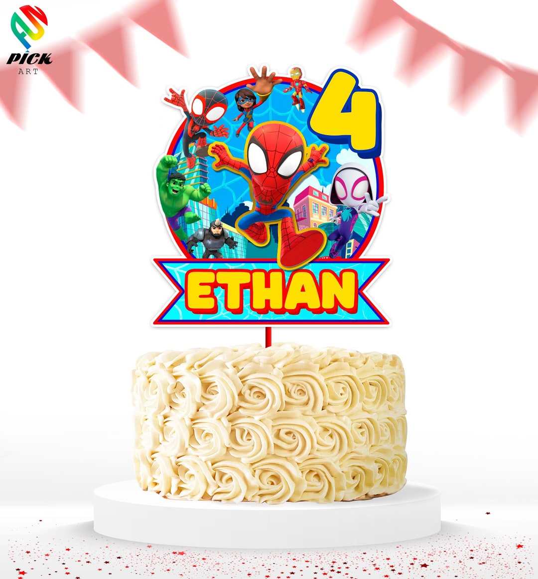 Editable Cake Topper Editable Custom 3D Cake Topper Editable Cake ...