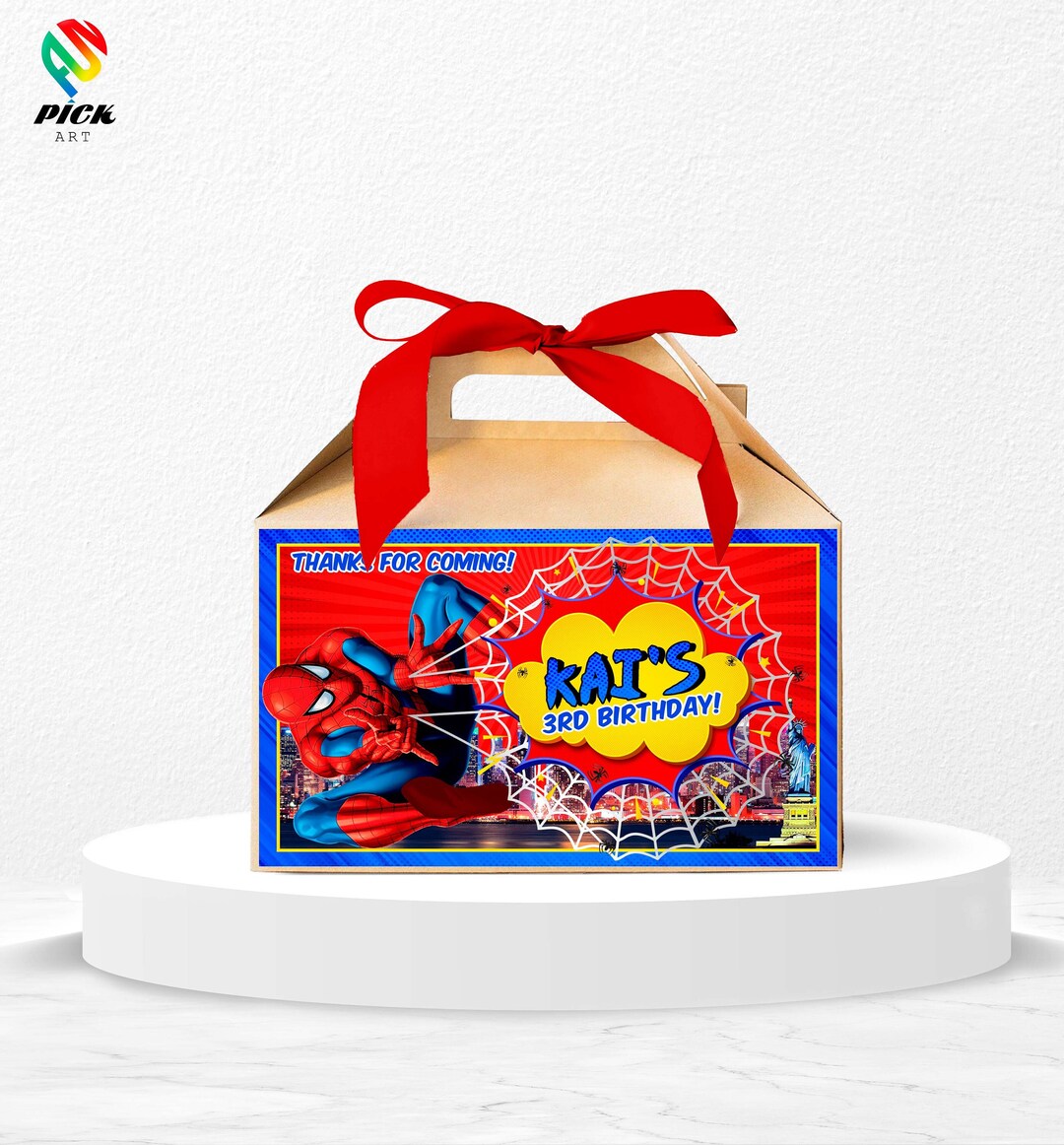 Super Hero Gable Box Label Hero Printable Label Kids Box Label Super ...