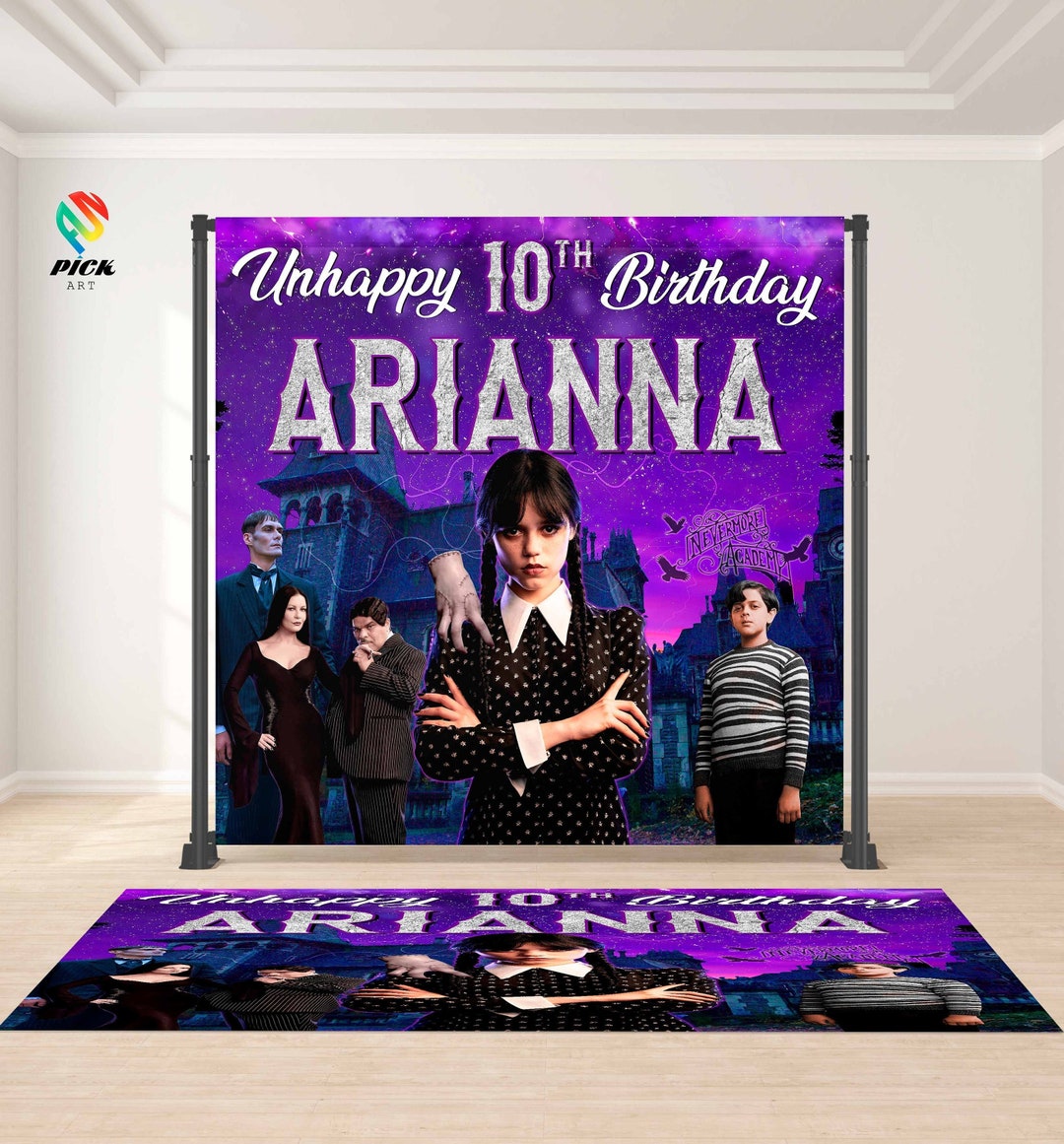 Editable Backdrop Birthday Banner Kids Party Backdrop Kids Birthday ...