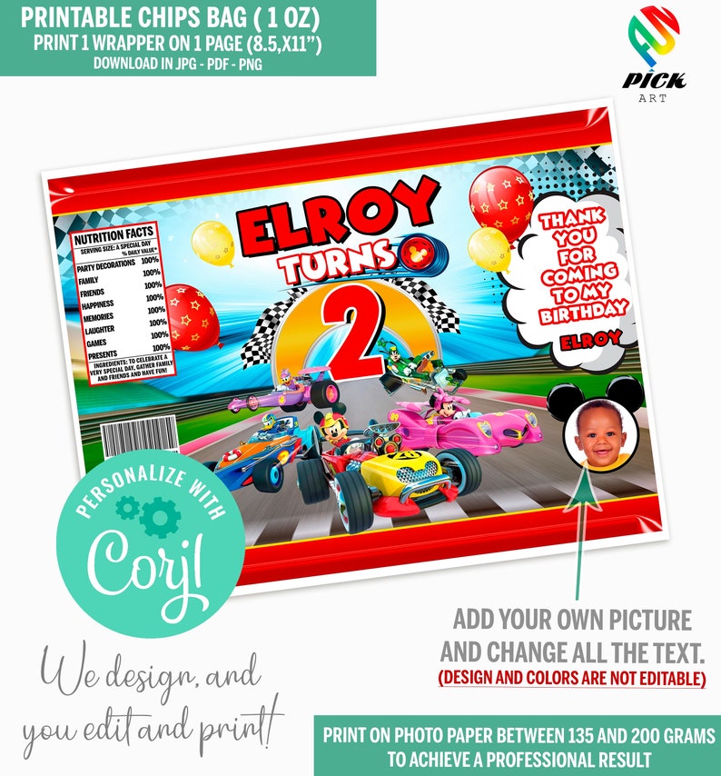 Editable Chips Bag Editable Template Editable Custom Bag - Etsy
