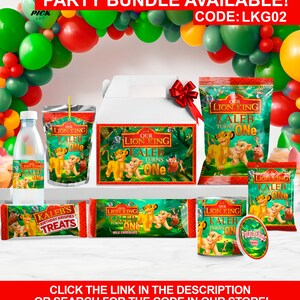 Baby Lion Juice Pouch Label Little Lion Juice Bag Label Lion Drink ...