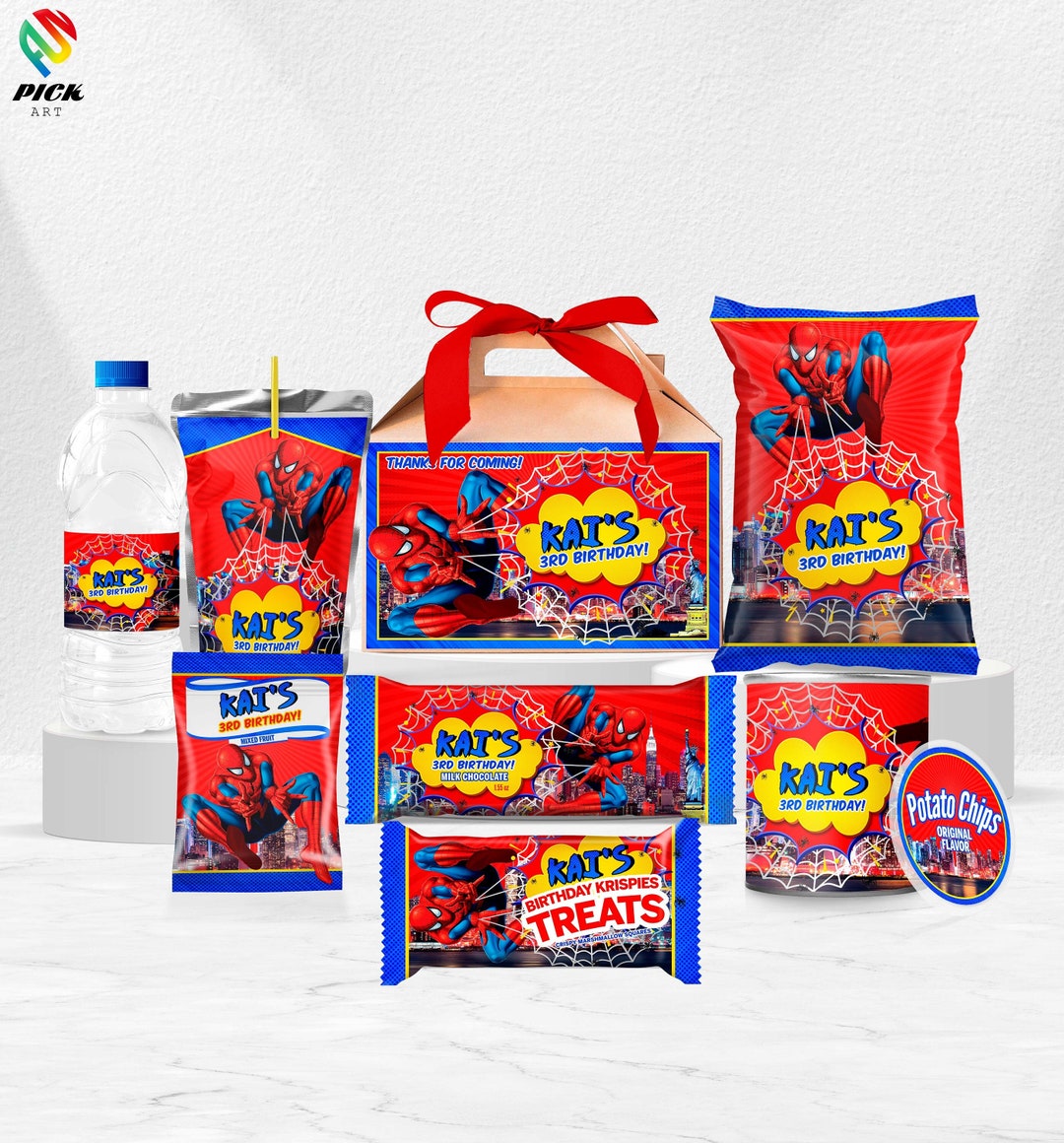 Super Hero Party Bundle 8 Items Hero Candy Wrappers Kids Labels Super ...