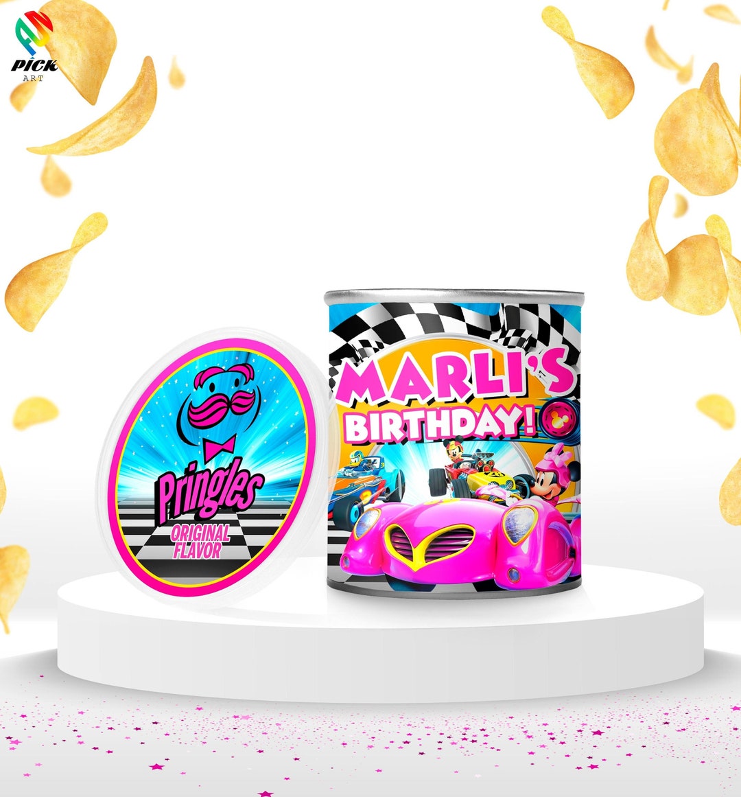 Editable Potato Can Label Editable Potatoes Can Wrapper Editable Chips ...