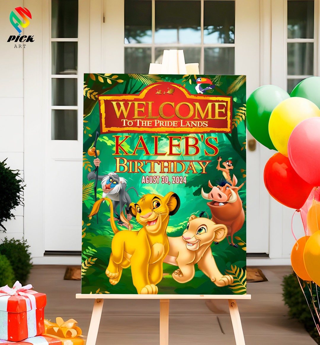 Editable Welcome Sign, Editable Welcome Poster, Editable Birthday Sign ...