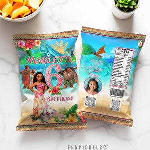 Moana Bundle for DIY, Moana Pack, Moana Theme Kit, Moana Favors, 8 Item ...